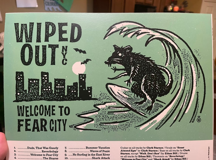 OMR-077 Wiped Out “Welcome To Fear City” LP (Random Colored Vinyl ...