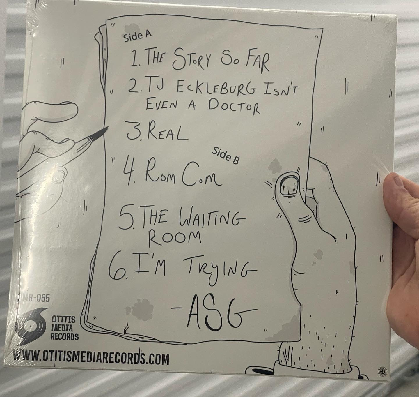 OMR-055 All Systems Go “The Waiting Room” 10” Vinyl (Black w/White Spl ...