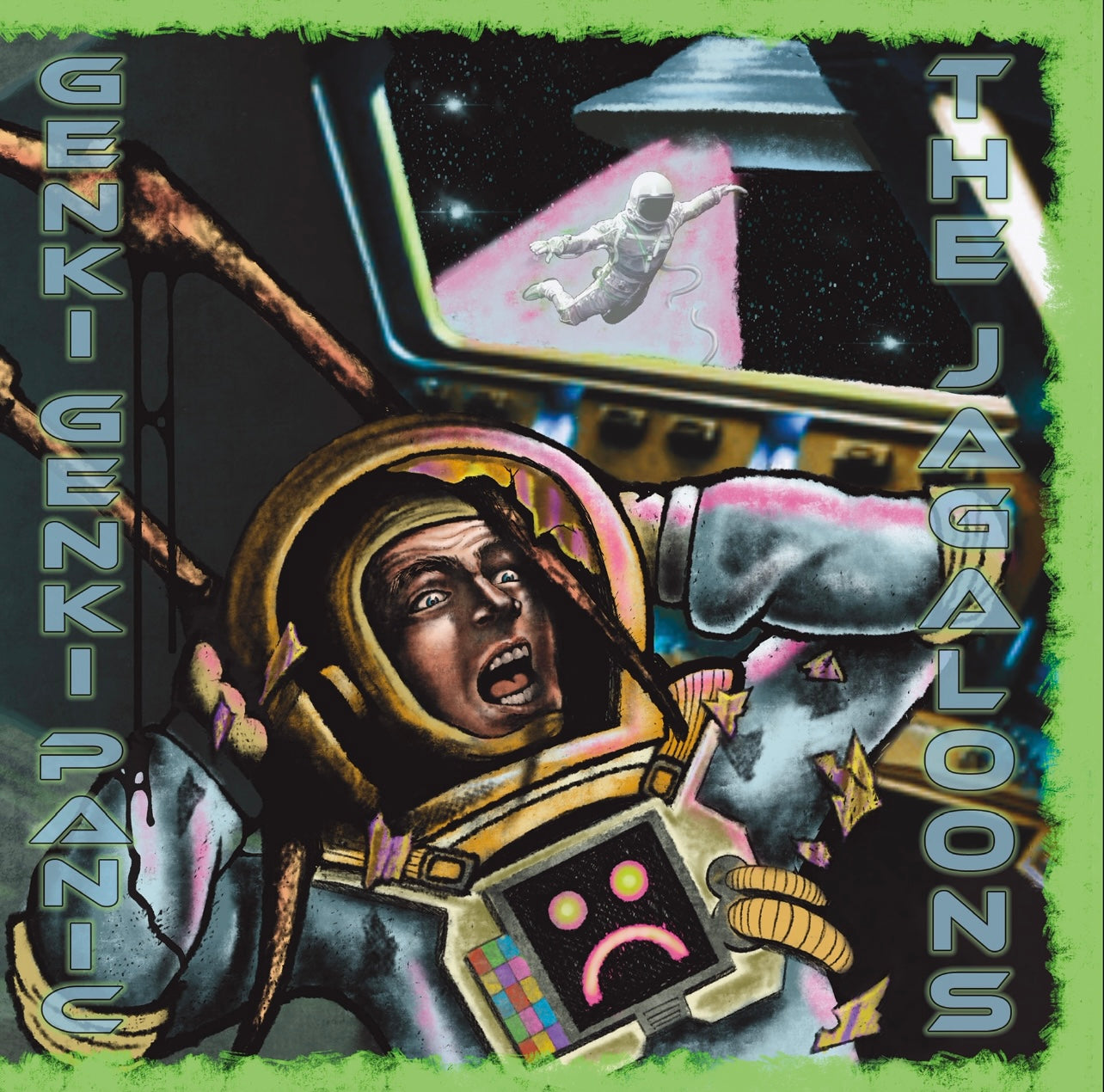 OMR-073 Genki Genki Panic/The Jagaloons (Split 7”) Colored Vinyl ...